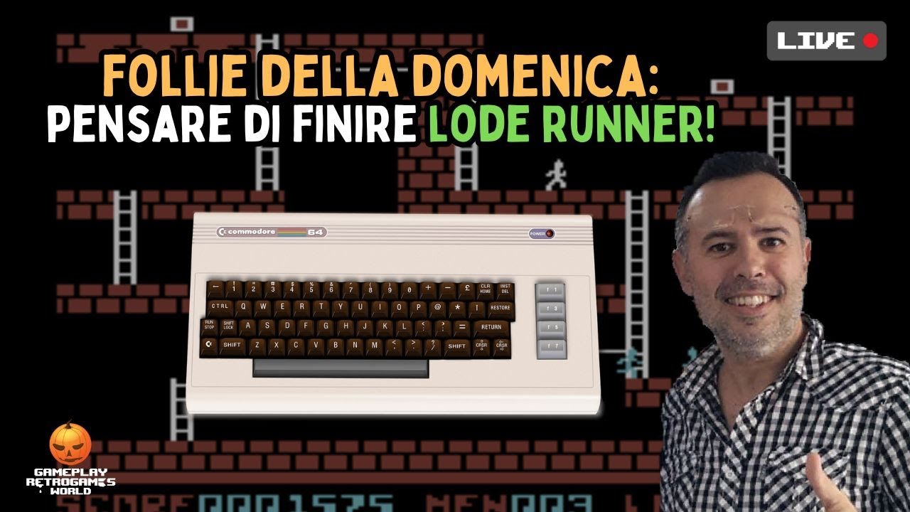 FOLLIE della Domenica: PENSARE di FINIRE LODE RUNNER (Commodore 64 ...