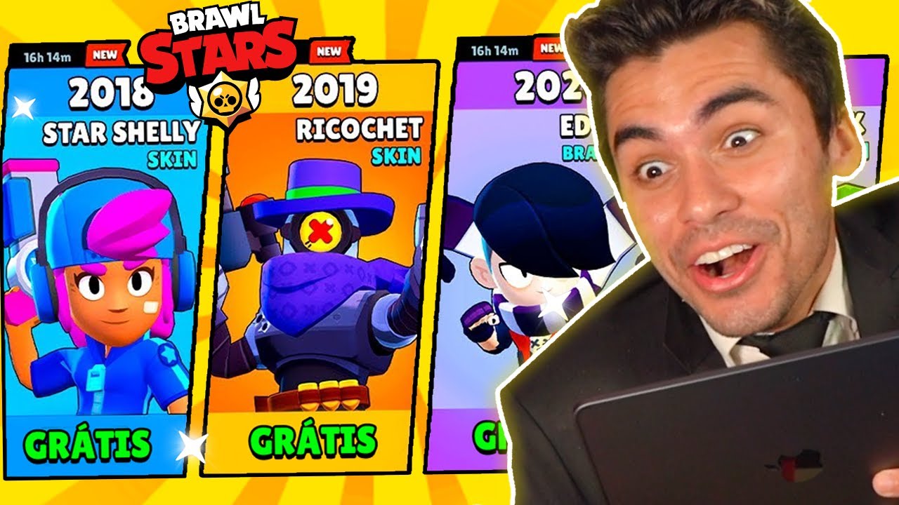 TODOS OS PRESENTES QUE RECEBEMOS DO BRAWL STARS!! - YouTube