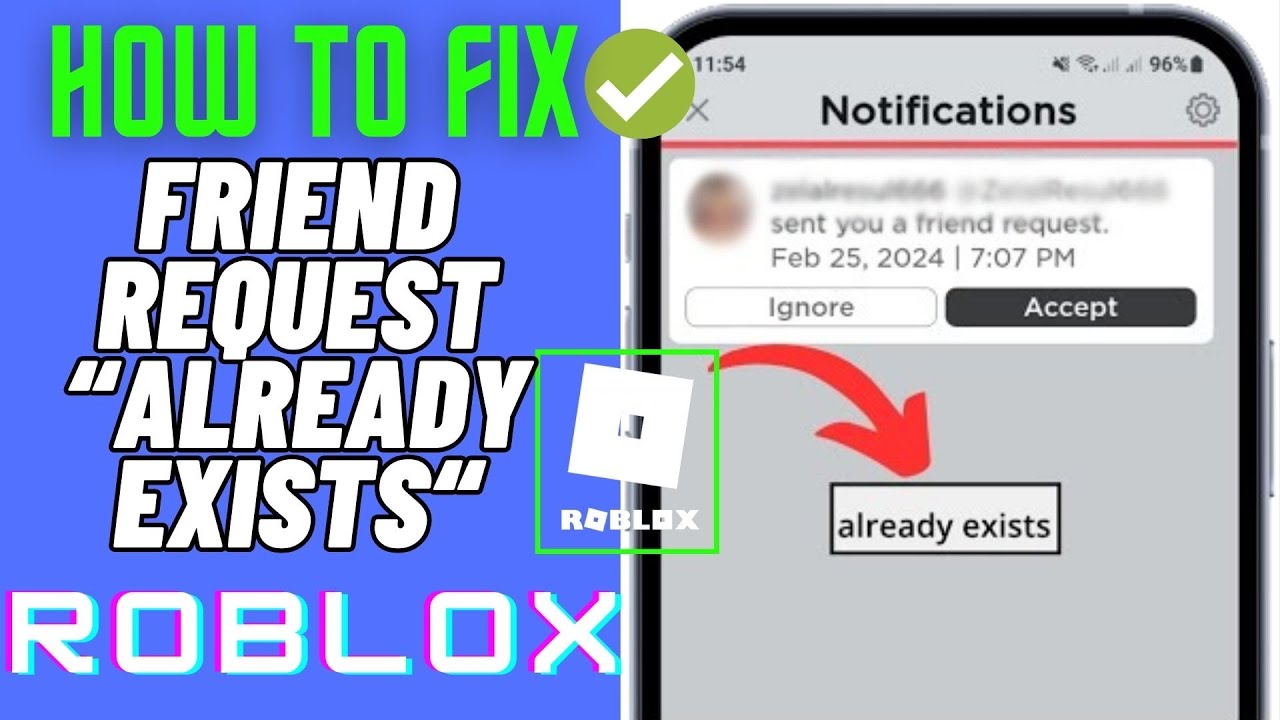 How To Fix Friend Request “Already Exists” Error On Roblox | 2024 Fixes ...