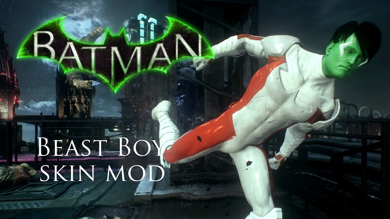 Beast Boy - Arkham Knight: skin mod - YouTube