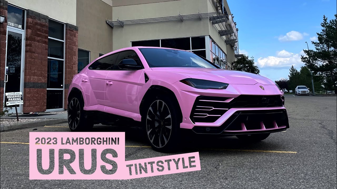 2023 Lamborghini Urus | Wrap in Metallic Pink - YouTube
