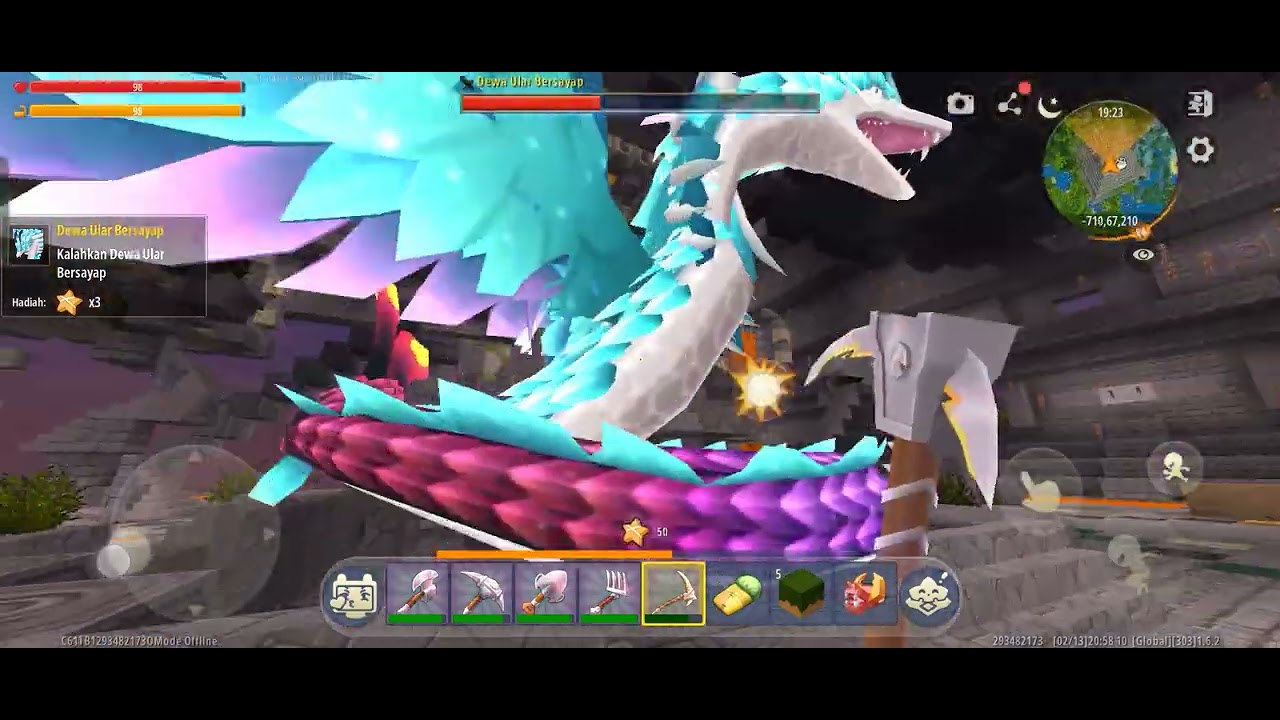 mini world creata part 11 "boss fight quetzalcoatl" mini world survival ...