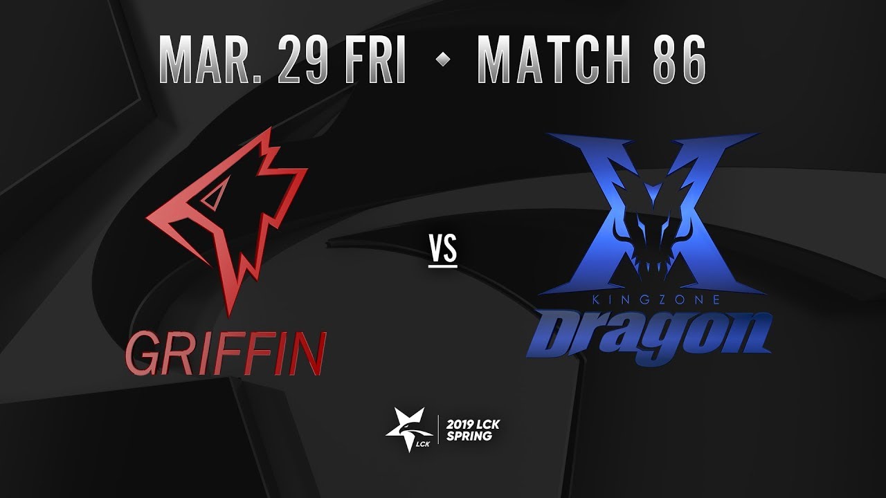 [2019 LCK SPRING] 0329 Match86 : GRF vs KZ Highlight - YouTube
