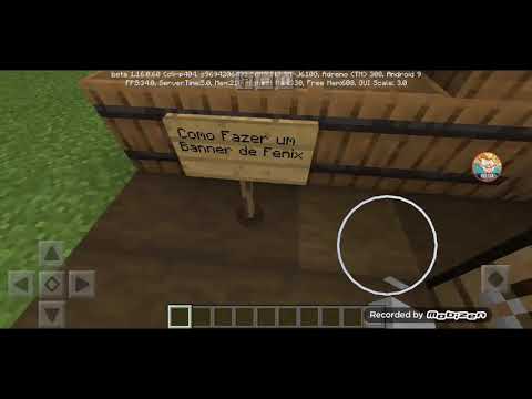 COMO Fazer um Banner de Fenix no Minecraft - YouTube