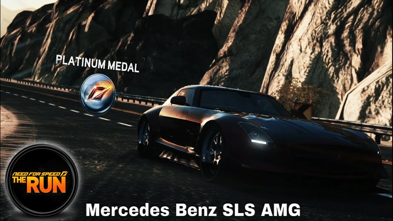 Crushing NFS The Run with Mercedes Benz SLS AMG - YouTube