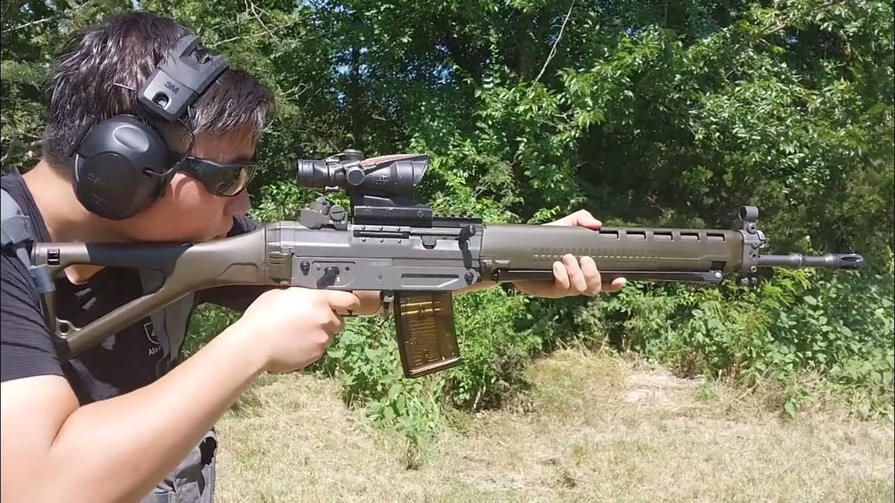 Sig SG550 PE90 shooting II - YouTube
