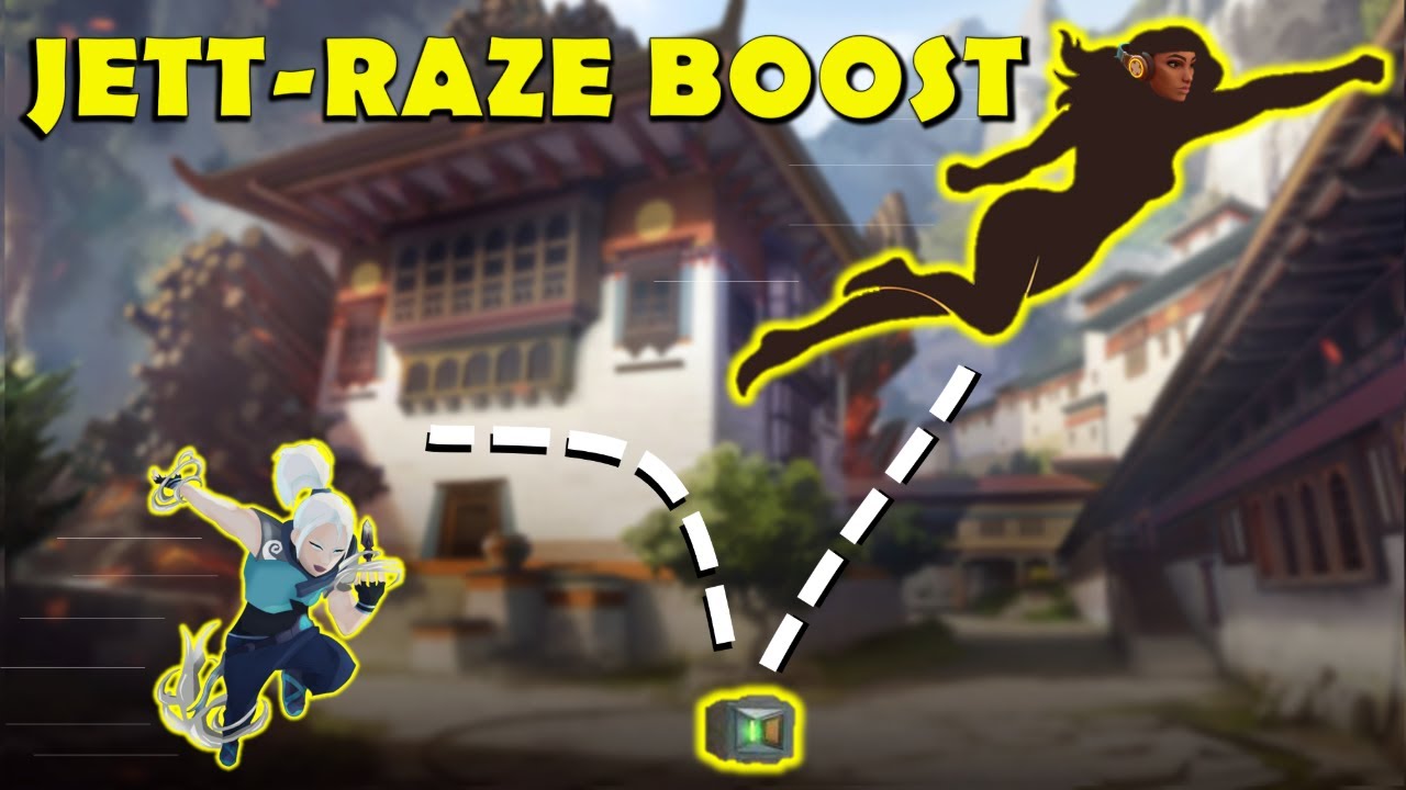 HOW TO JETT RAZE BOOST IN VALORANT (NEW TRICK!) | VALORANT HIGHLIGHTS ...
