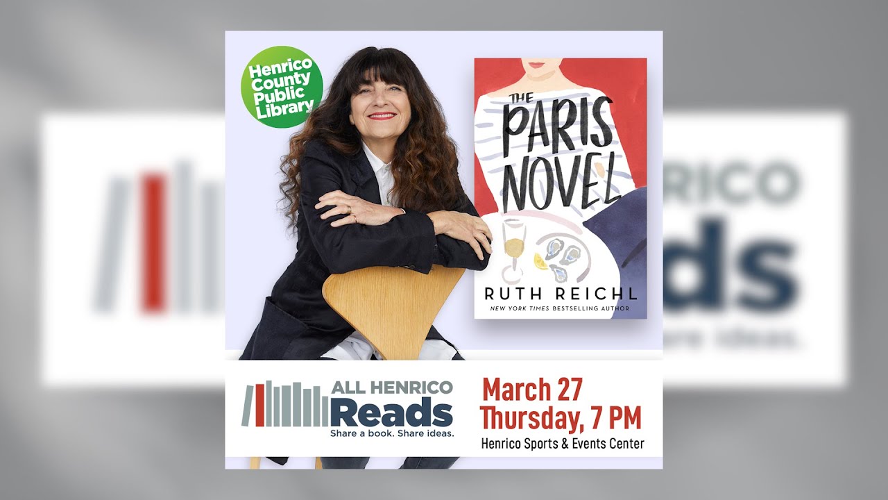 All Henrico Reads 2025 with Ruth Reichl and 'The Paris Novel' - YouTube