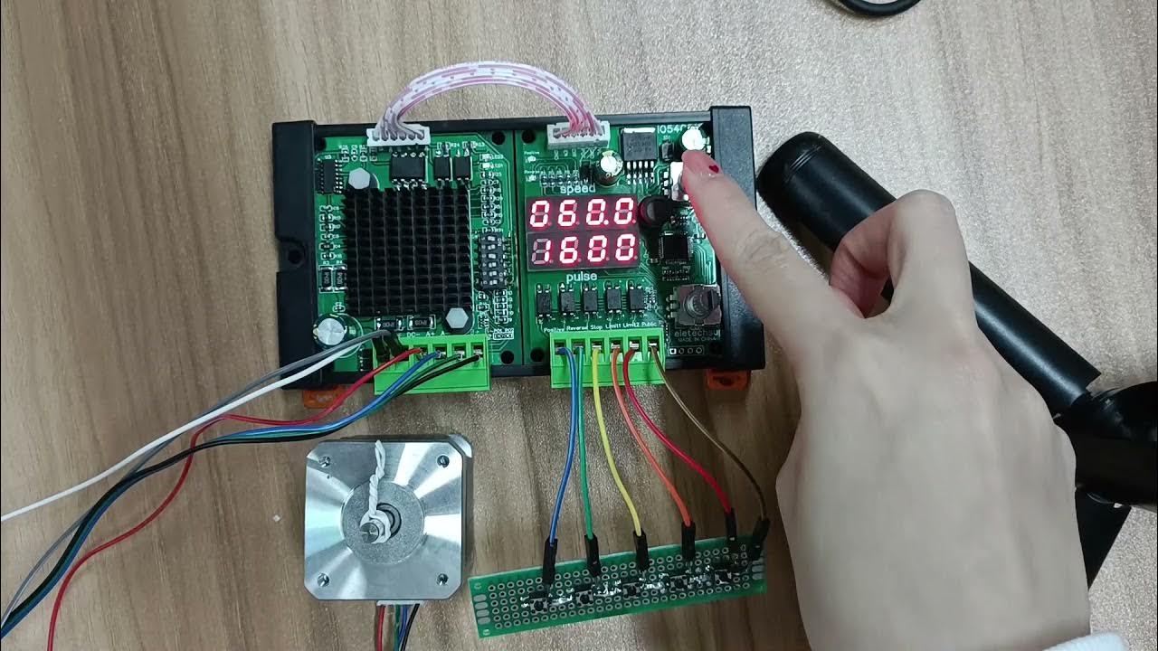 IO54C01 DR51D01 Demo 0-3A 42/57/86 Stepper Motor Forward Reverse Controller PWM Pulse Speed ...