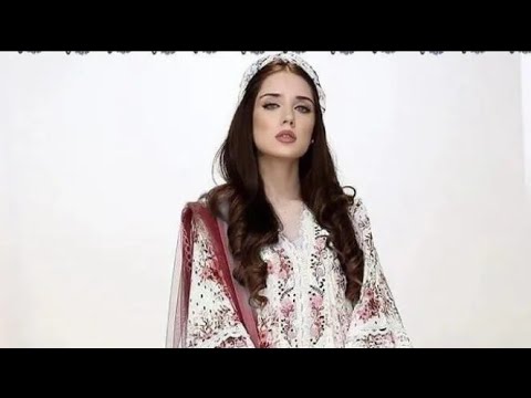 Farida Hussein Embroidered Fabric Lawn Chikankari Dress Luxury ...