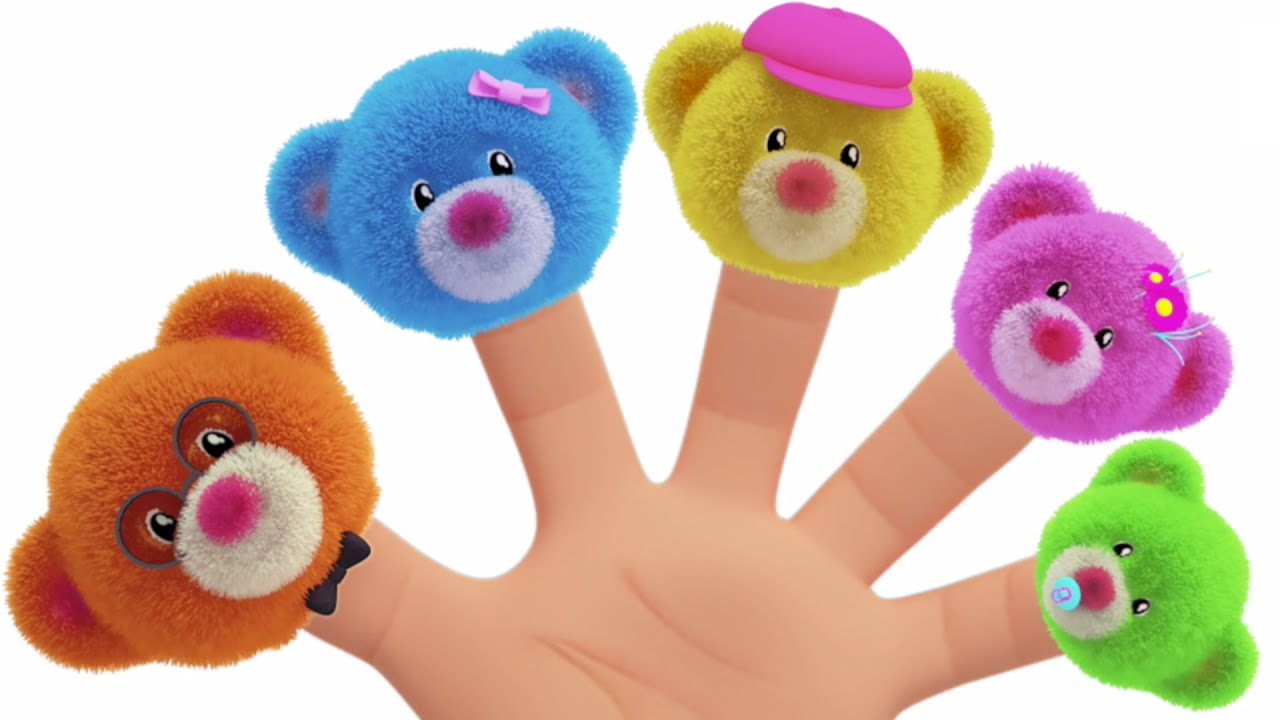 teddy bear finger family | teddy bear teddy bear turn around | nursery ...