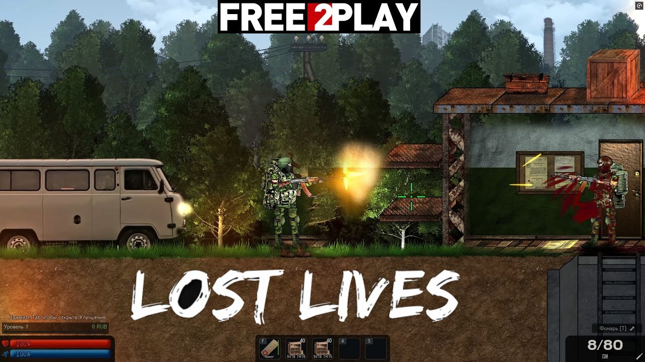 Lost Lives PC Steam Free to play 2d rpg shooter Бесплатный 2d рпг шутер ...