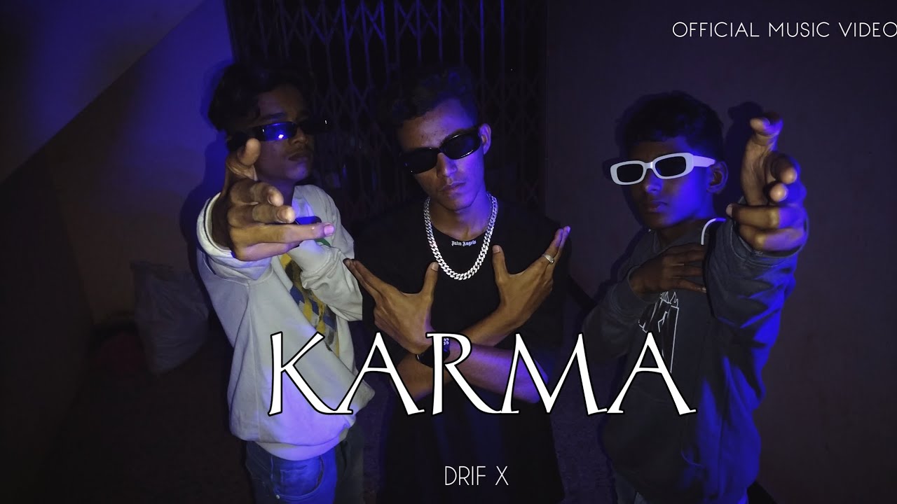 KARMA RAP (OFFICIAL MUSIC VIDEO)@drifx9375 - YouTube