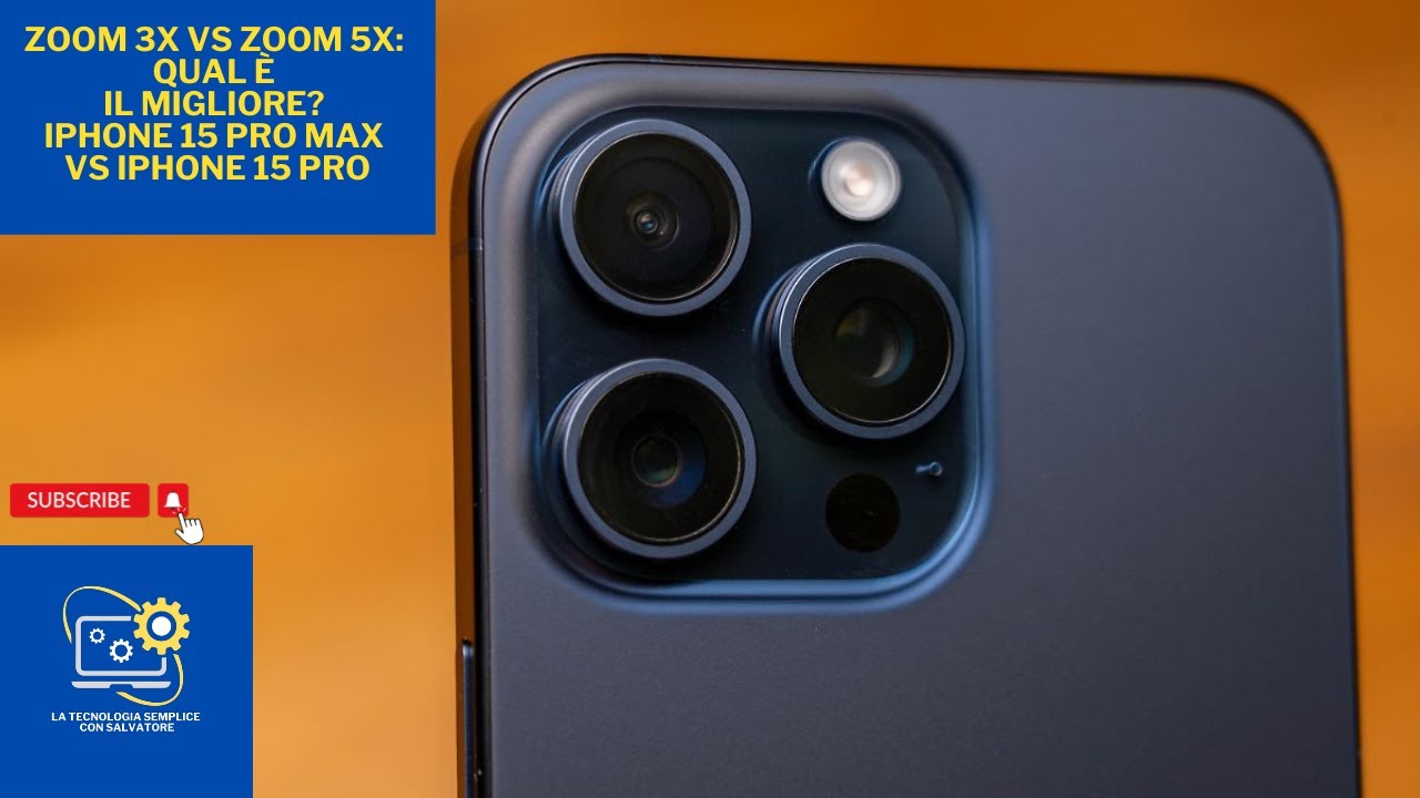 Zoom 3x vs Zoom 5x: iPhone 15 Pro vs iPhone 15 Pro Max - Qual è la ...