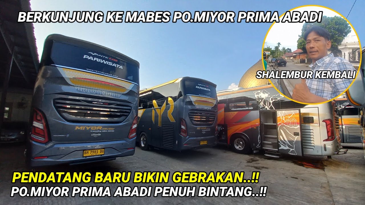 BERKUNJUNG KE POOL PENDATANG BARU PO.MIYOR PRIMA ABADI‼️BANYAK CREW ...
