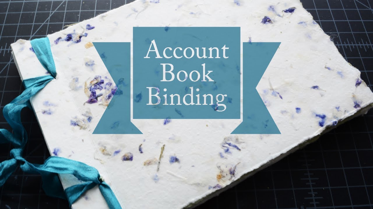 Account Book Binding - YouTube