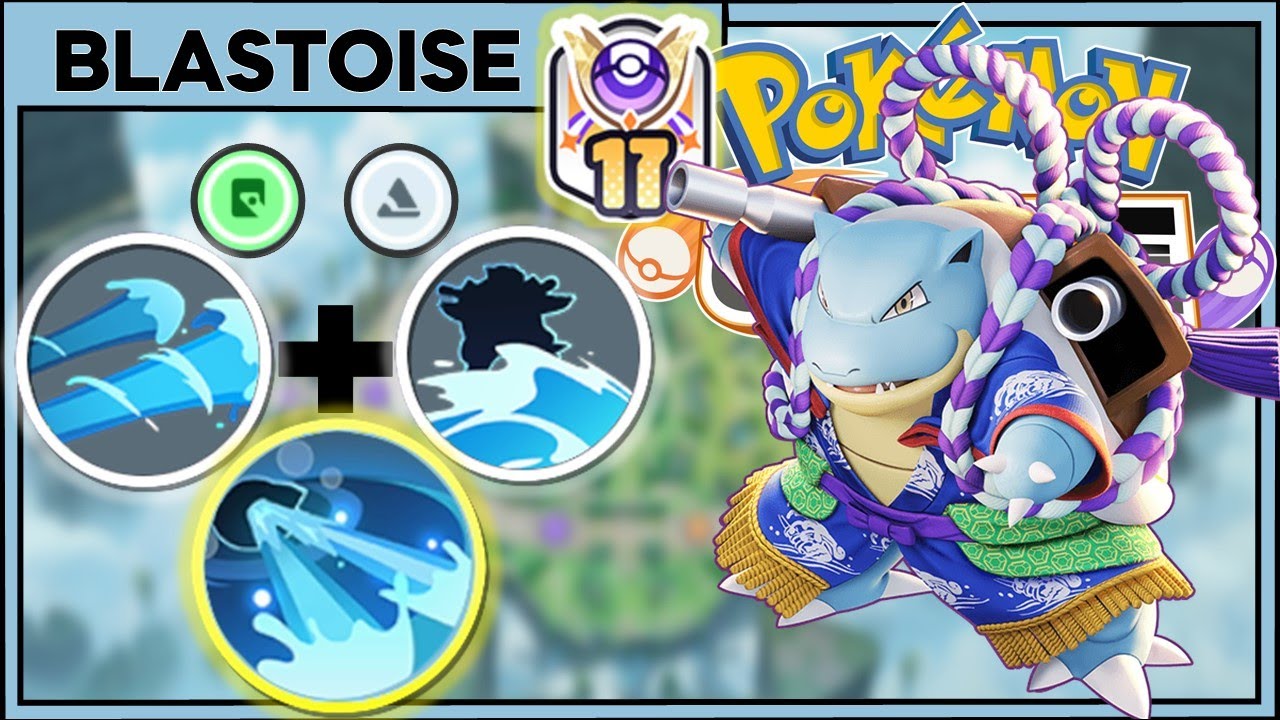 Blastoise Hidrobomba + Surf | Pokemon Unite - YouTube
