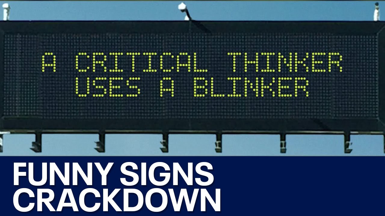 No more jokes on safety signs, feds say - YouTube