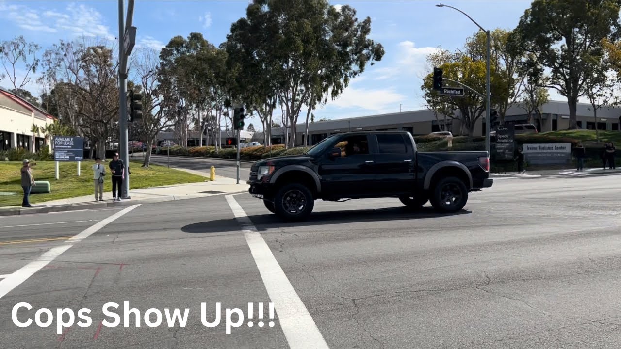 Watch What Happens When a Ford Raptor Storms a Super Car Show! - YouTube