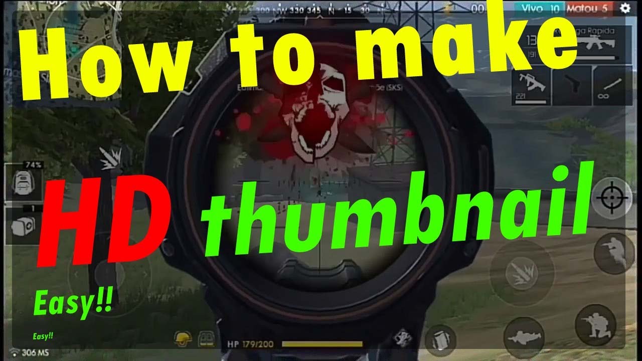 How To make HD Thumbnail Easy ON PC AND mobile - YouTube