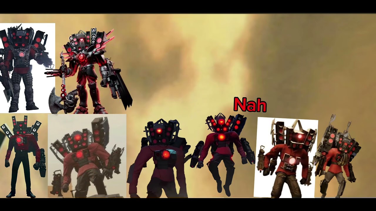 Titan speaker man meets all his versions - YouTube