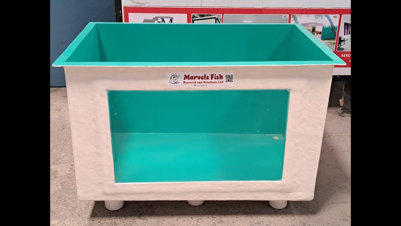 Rectangular Fish Tank | Marvels Fish Research | FRP Fish tank in India ...