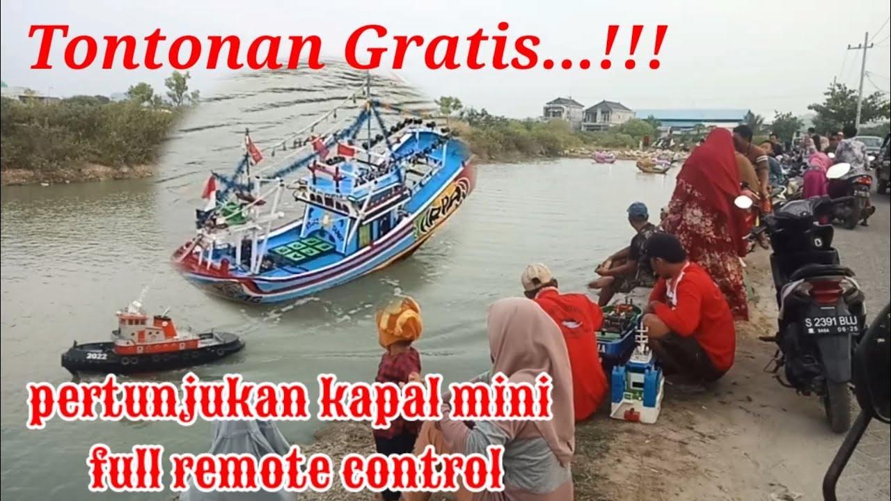 Pertunjukan Kapal Mini || Auto Jadi Tontonan Warga Di Sore Hari # ...