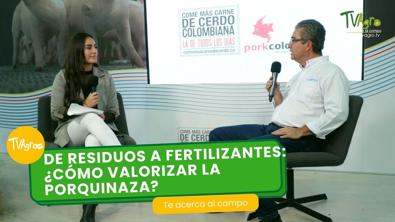 De residuos a fertilizantes: ¿cómo valorizar la porquinaza?- TvAgro por ...