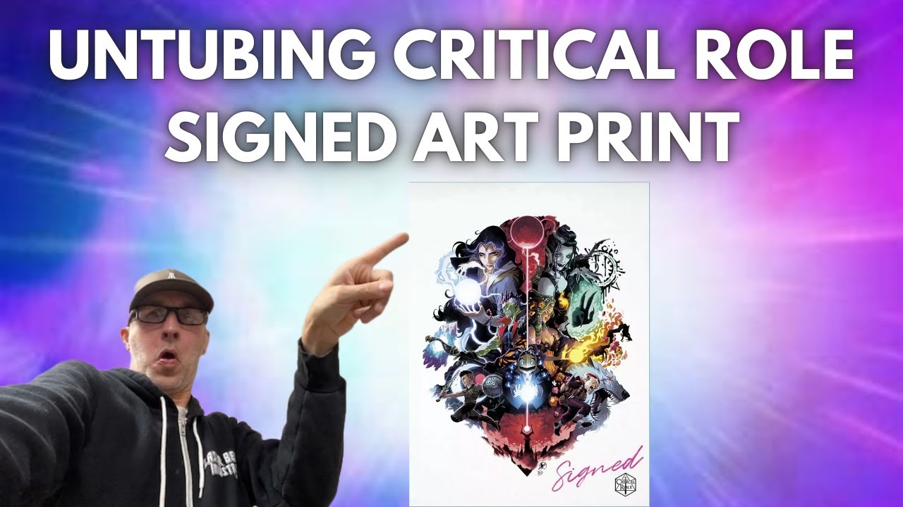 Let's Look at This Critical Role Signed Art Print - YouTube