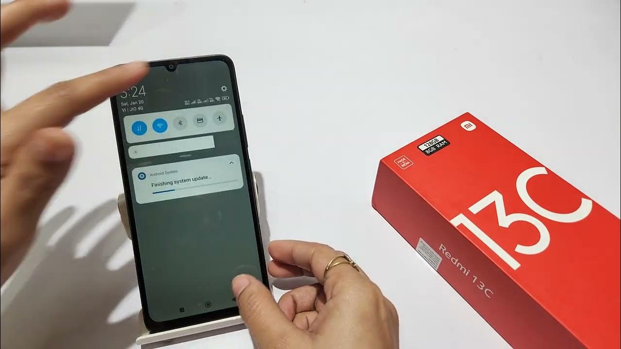 How to turn on auto rotate screen in redmi 13c | Redmi 13 me Screen cast rotation kaise chalu ...