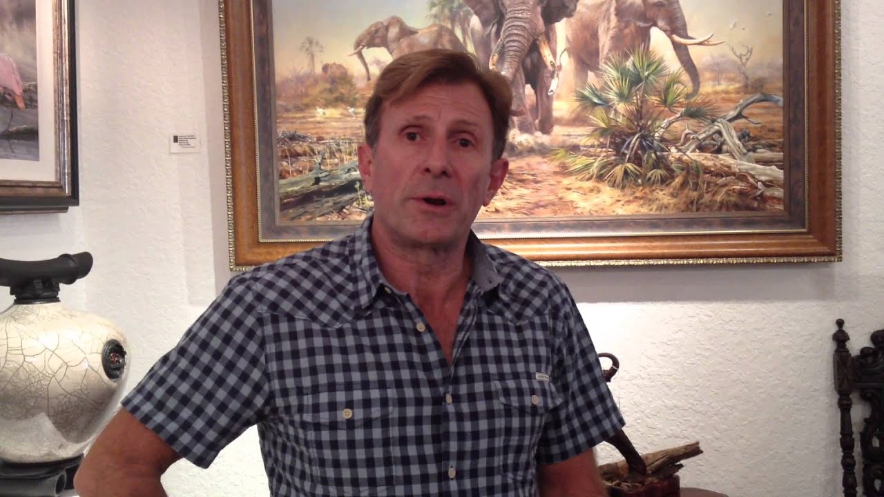 David Langmead - one of Africa's foremost wildlife painters. - YouTube