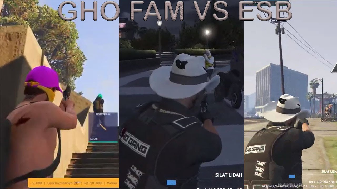GHO FAM VS ESB /GTAV RP #esb #indopride #ghofam - YouTube