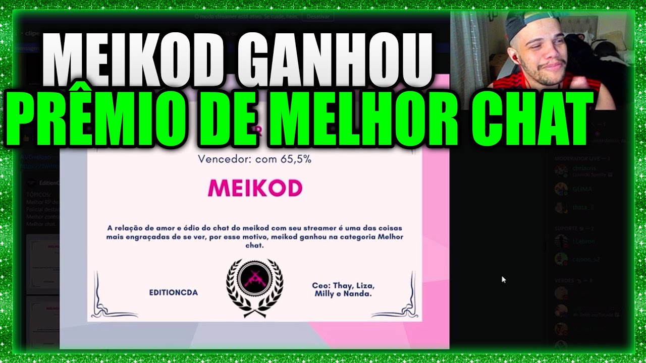 É POR ISSO QUE O CHAT DO MEIKOD É O MELHOR ! - YouTube