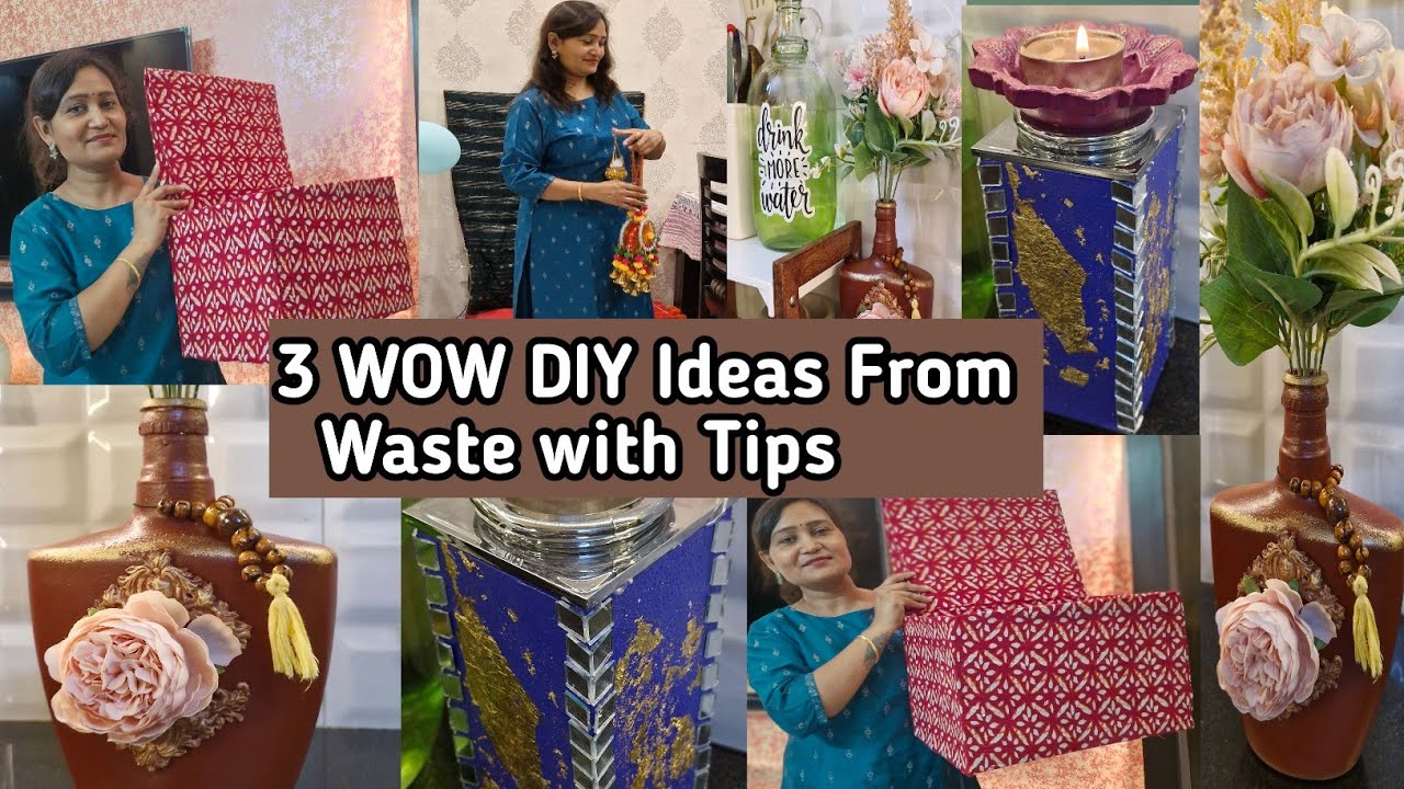 3 Amazing Storage & Decor Ideas For Home And Kitchen,DIY home Decor ...