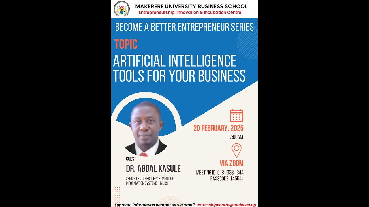 Become a Better Entrepreneur Series - Dr. Abdal Kasule - YouTube