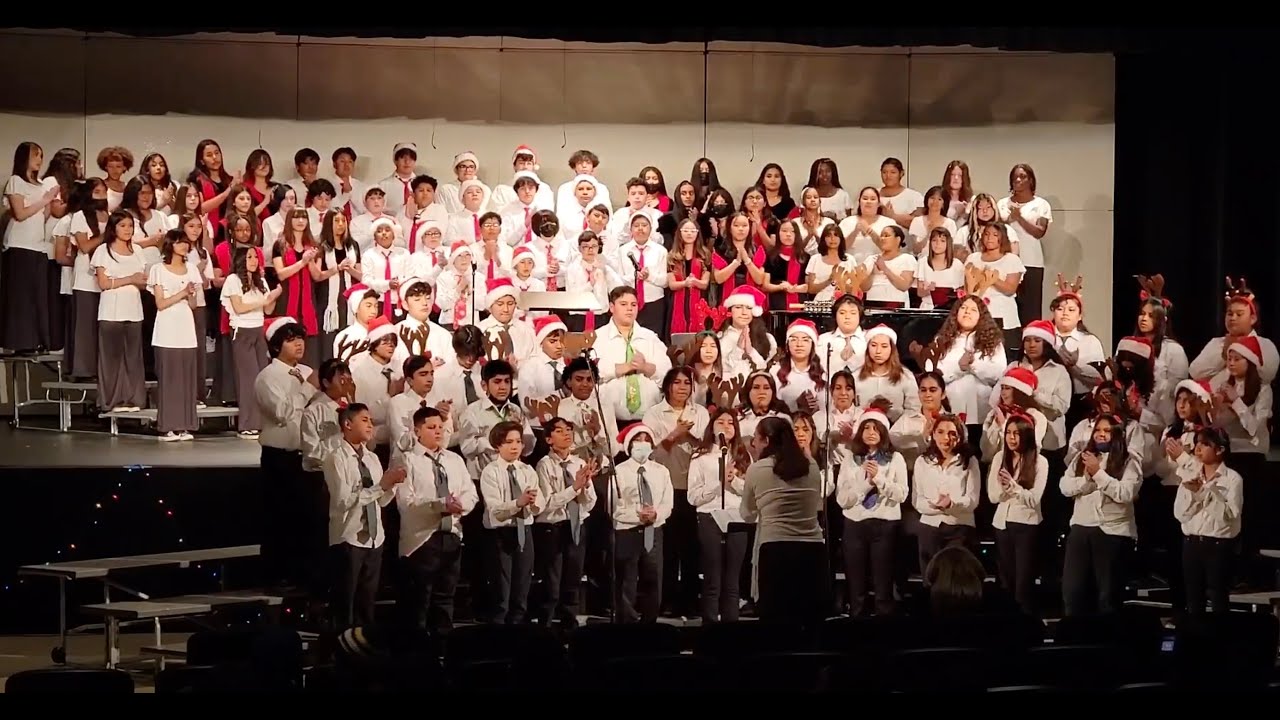 Winter Concert 2022 - Ball Junior High Choir - YouTube