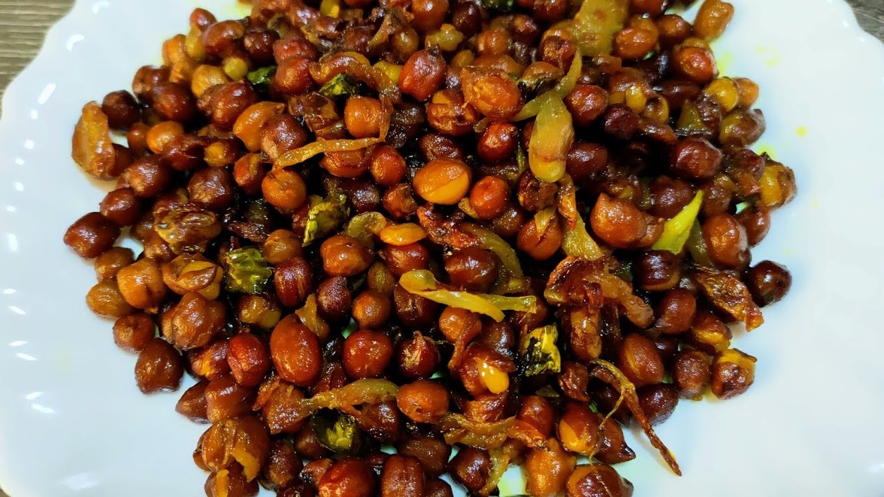 Simple Chana Fry - बिना मसाला का | झारखंड के हर गांव के बाजार में मिलने ...