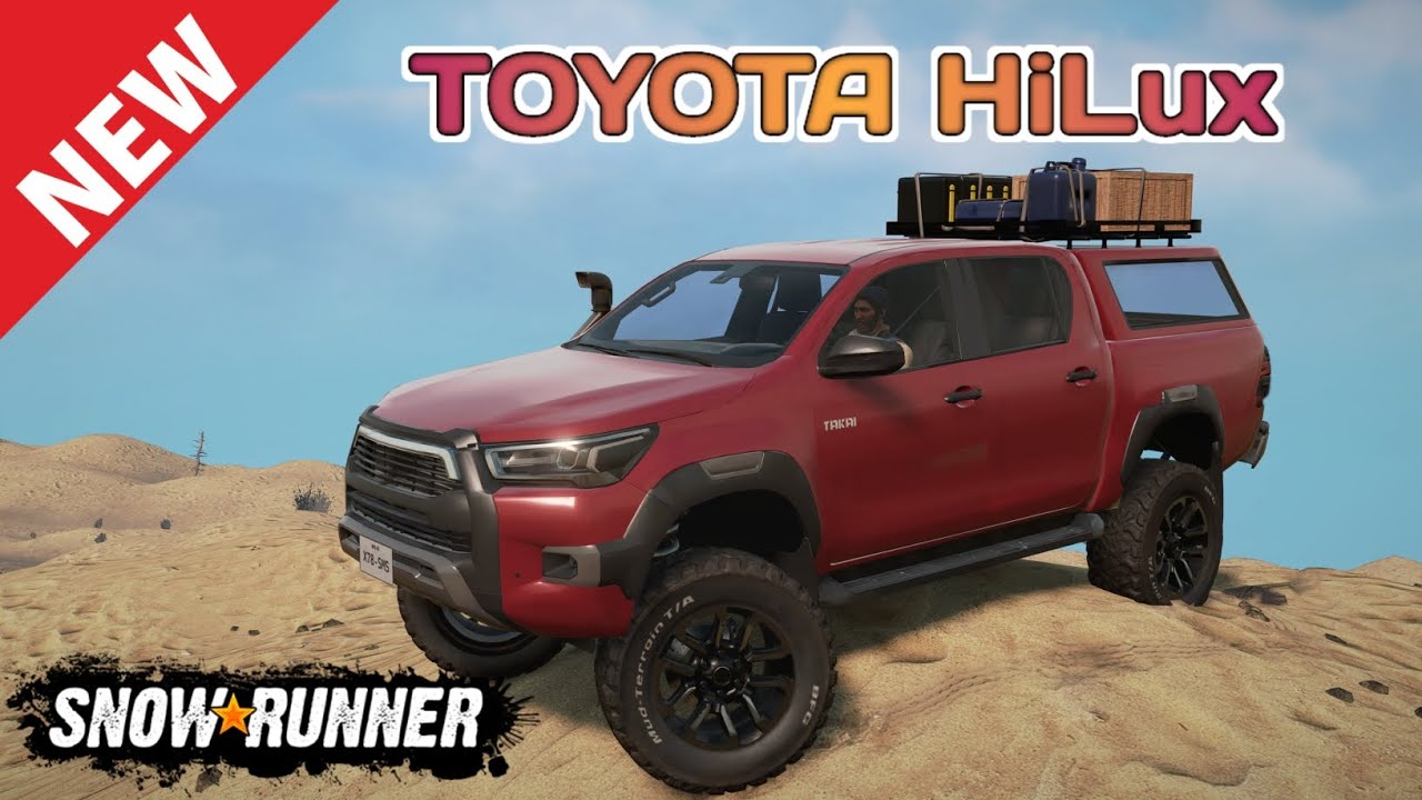 New Pickup Truck TOYOTA Hilux In SnowRunner Season 9 @TIKUS19 - YouTube