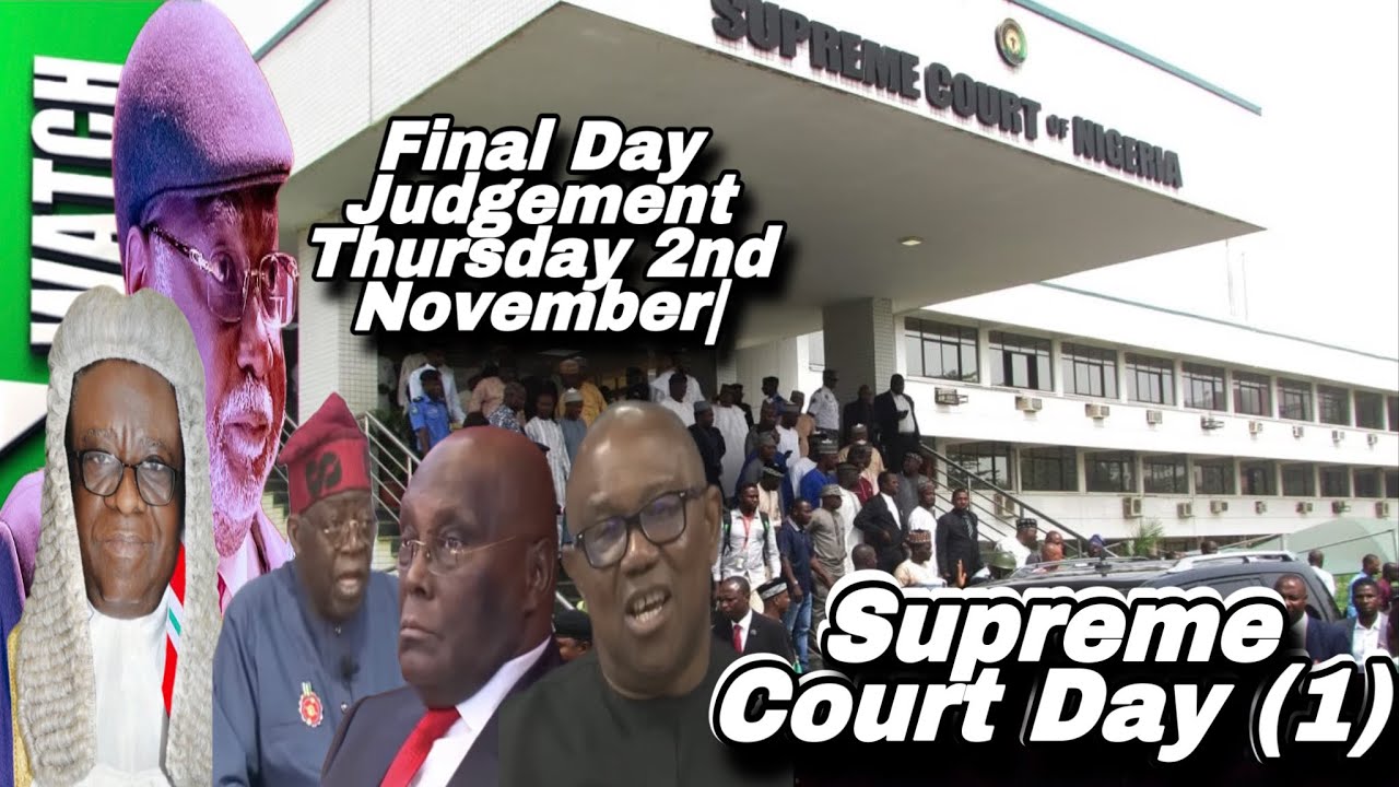 (23-10-23) SAD| S'Court, Justice Okoro Said They Have Two Conflicting ...