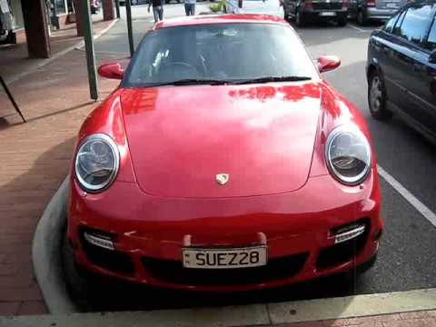 Red Porsche 997 911 Turbo - YouTube