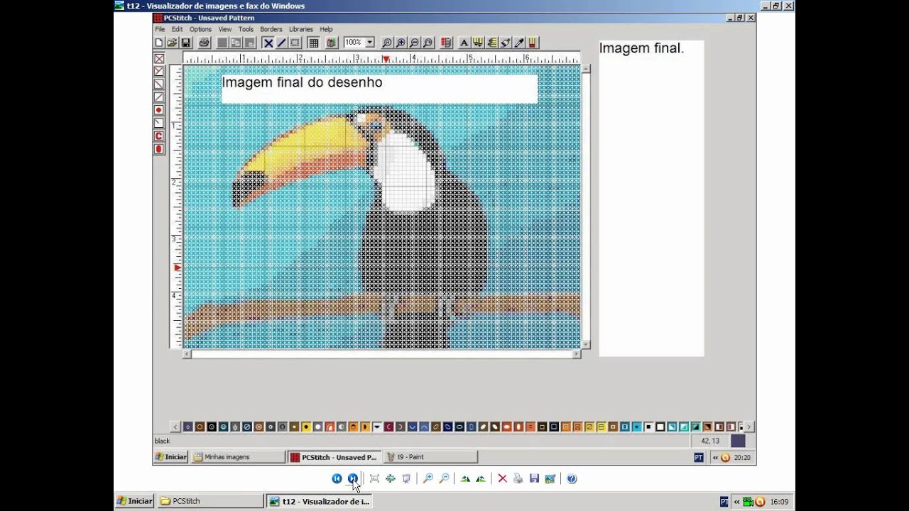 PCSTITCH - versão 7 - YouTube