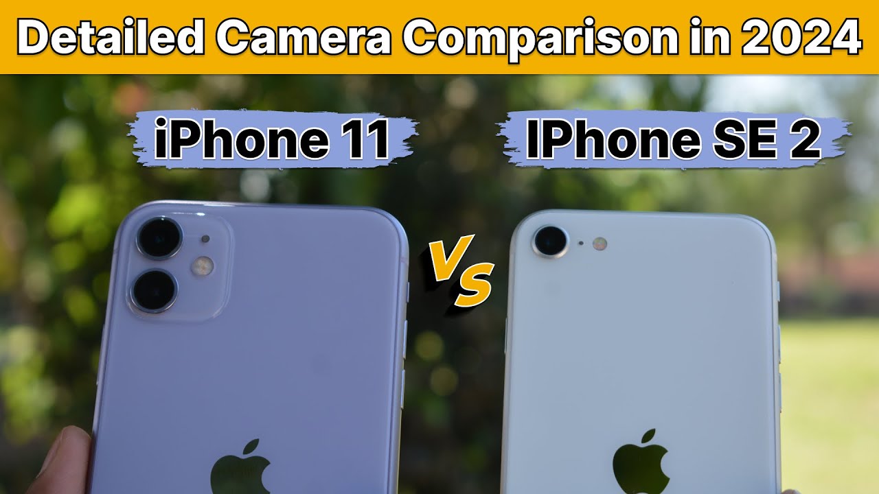 iPhone SE 2020 VS iPhone 11 Camera Comparison in 2024🔥- Detailed Camera ...