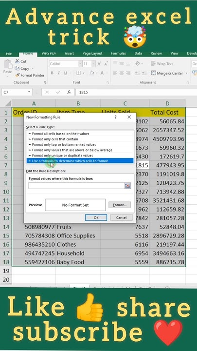 Advance excel trick | excel tutorial #tutorial #shortsfeed #shorts #youtubeshorts #how #excel ...