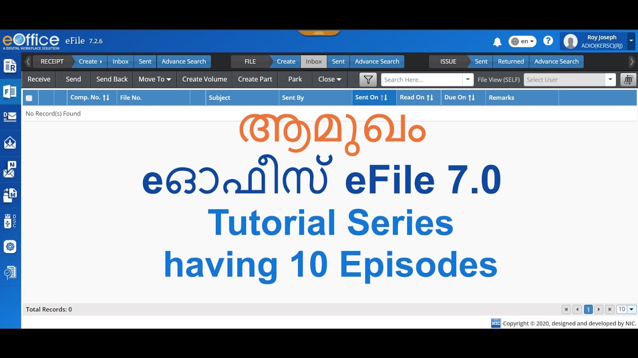 eOffice eFile 7.0 Learning Series - YouTube