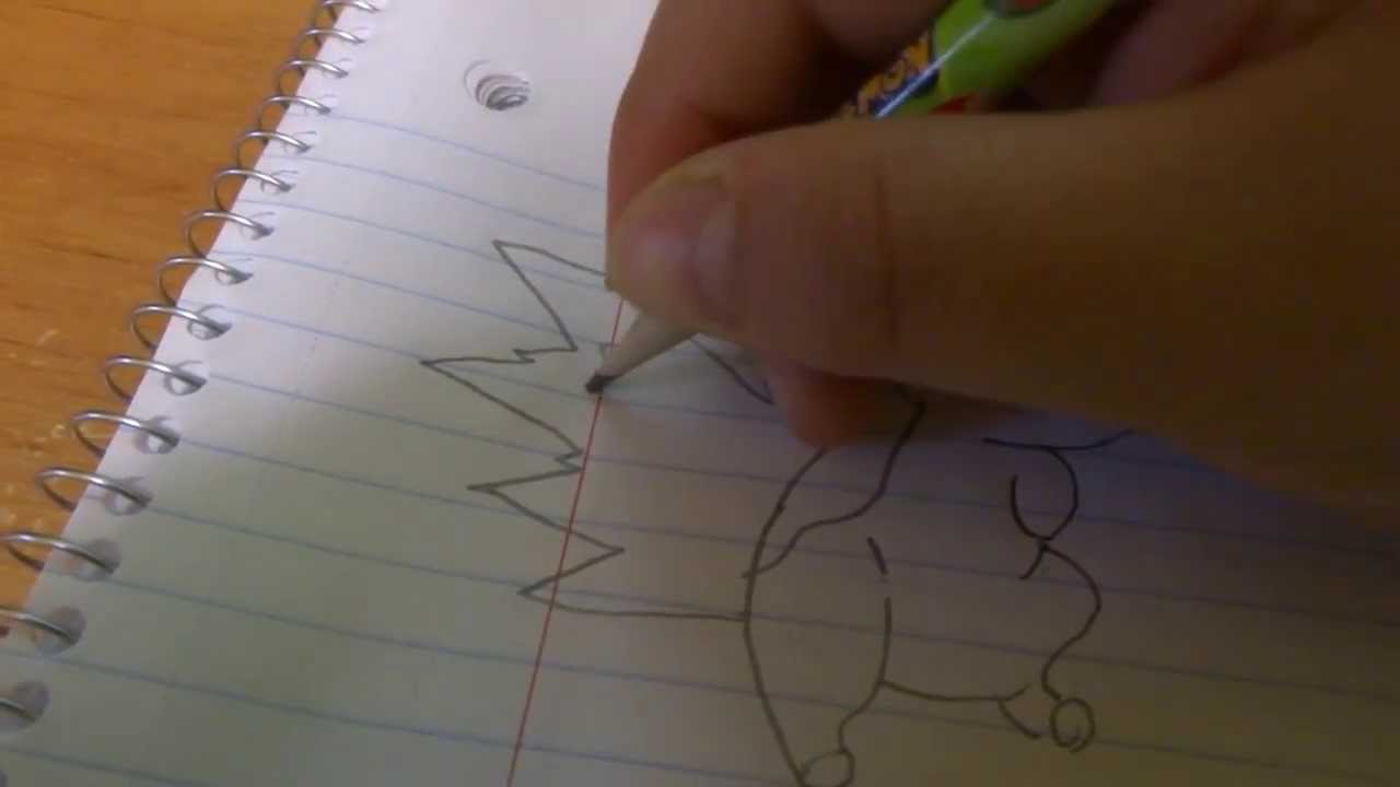 How to draw Cyndaquil - YouTube