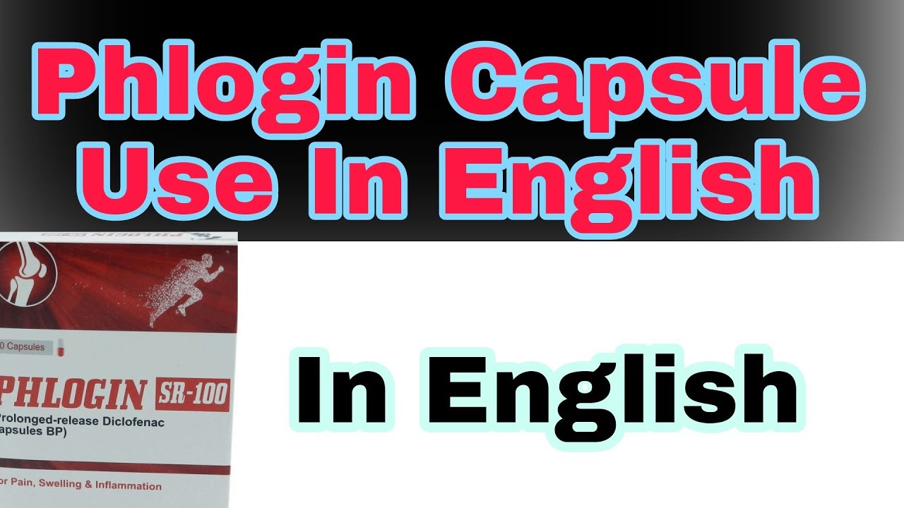 Phlogin SR-100 Capsule Use In English | technical and medical ...
