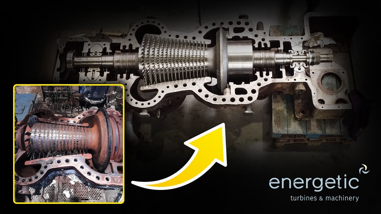 Steam Turbine Reblading | Energetic Machinery - YouTube
