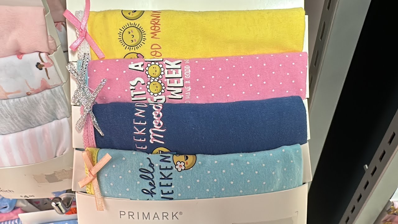 Primark Girl's Briefs and Vests New Collection - November 2022 - YouTube