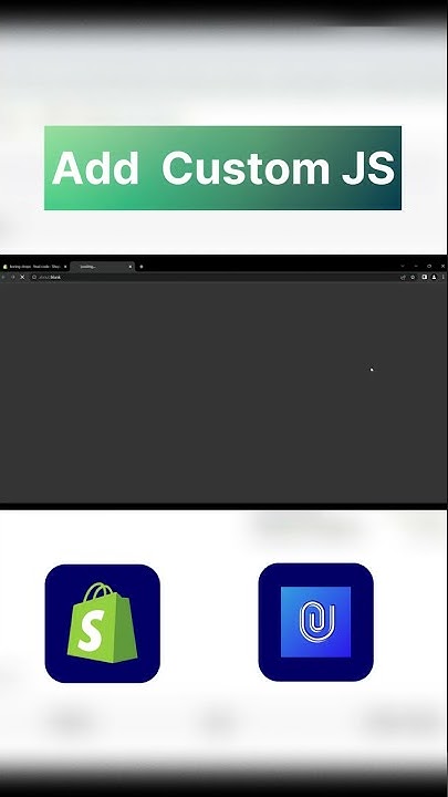 How to add Javascript in Shopify theme. - YouTube