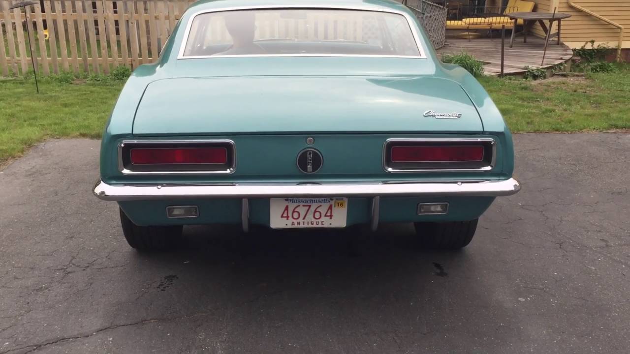 1967 Camaro - Dynomax Thrush 89021 transverse muffler #1 - YouTube